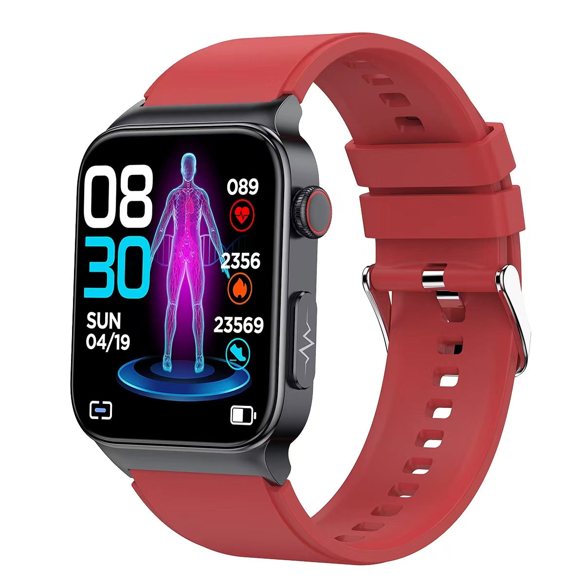 Blood Glucose Smart Watch ECG+PPG Heart Rate Blood Pressure Health Wat ...